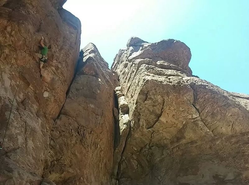 Rock Climb Neptune, Central Arizona