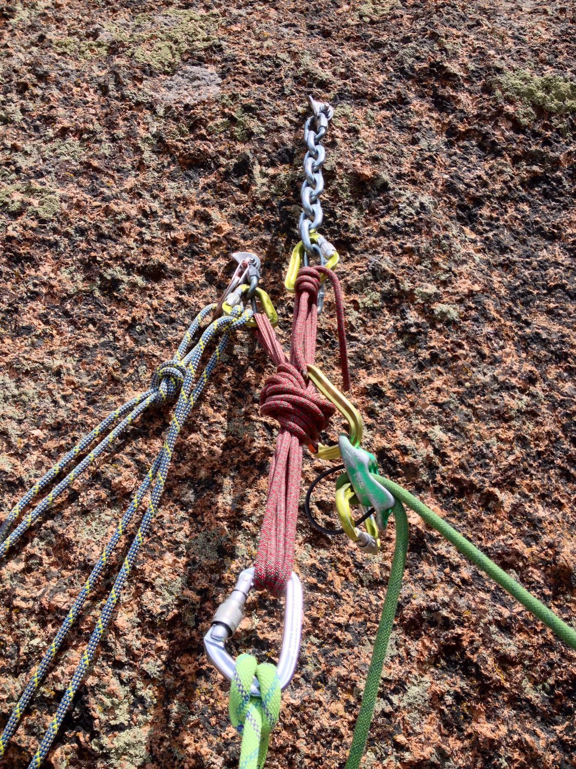 The luxurious anchor atop the second pitch. (Thanks to those who put in ...