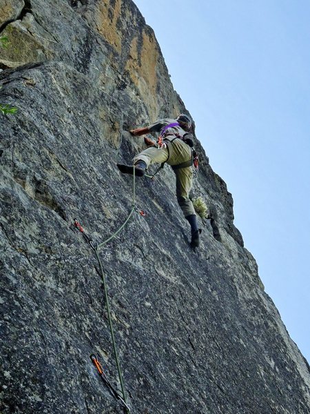 Rock Climb Mellow Arete, Lake Tahoe
