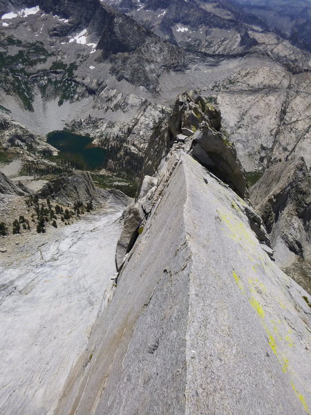 Rock Climb Saber Ridge traverse, south to north, Sequoia & Kings Canyon NP