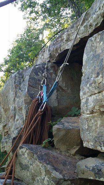 Natural Belay Anchor
