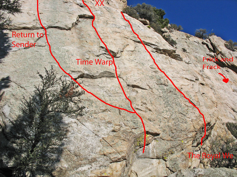 A mini-topo for the route and surroundings.