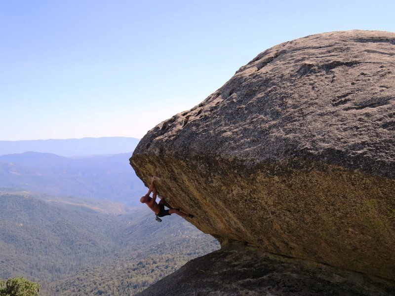 Bouldering in Black Mountain, San Jacinto Mountains