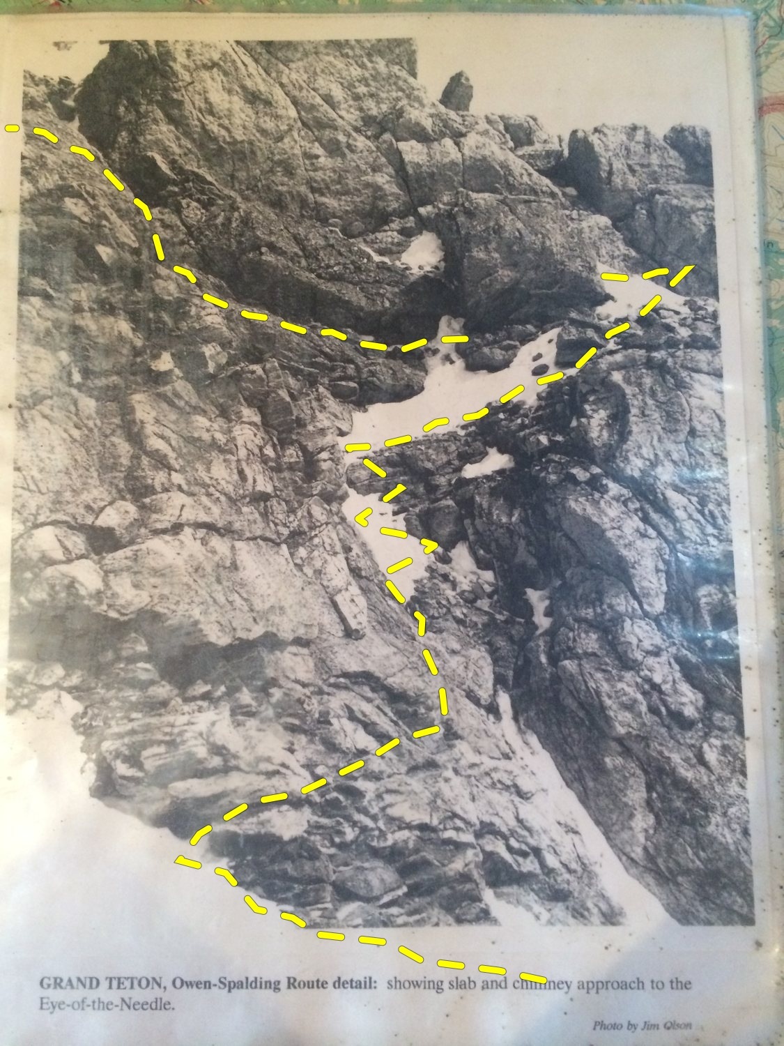 trail around eye of the needle