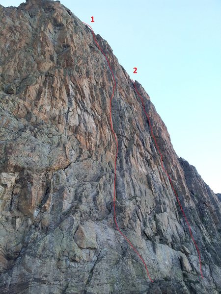 Rock Climbing in The Seldom Seen Wall, RMNP - Rock