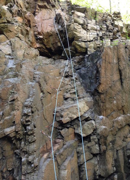 Rock Climb Sandra's Climb, Birdsboro Quarry