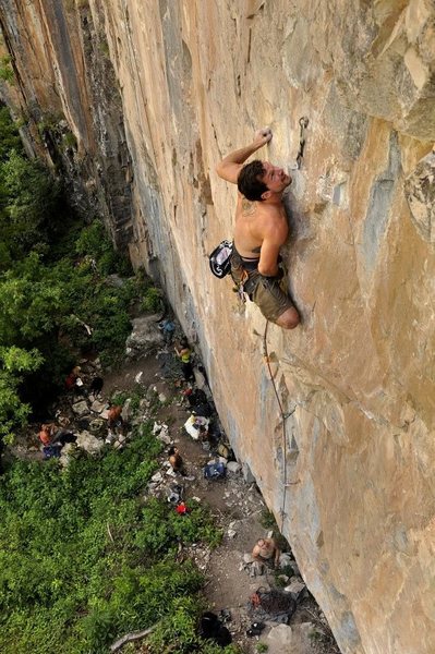 Rock Climbing in Zone of Silence, Rifle Mountain Park