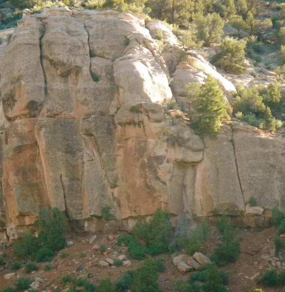 Rock Climb Wolcott Great Roof aka Bob Scarpelli Crack, Eagle/Vail ...
