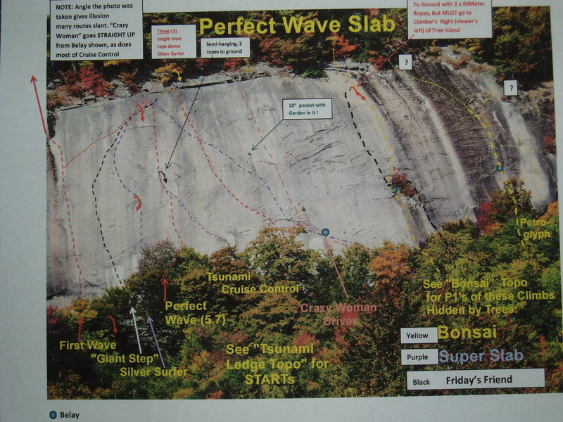 Rock Climbing in The Perfect Wave Slab, WM: Kancamagus (Eastern)
