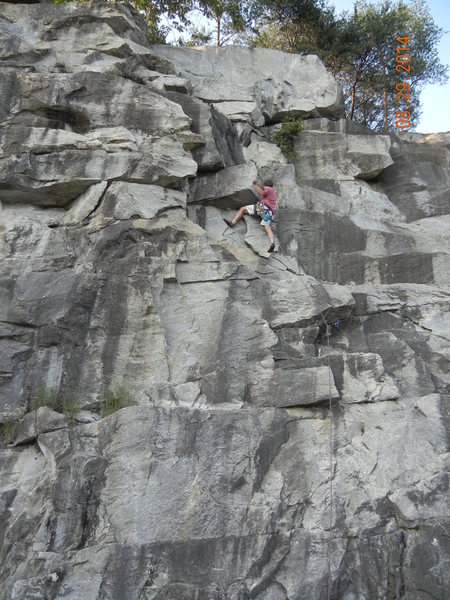 Rock Climb Lay Back Flakes, 3. Piedmont Region