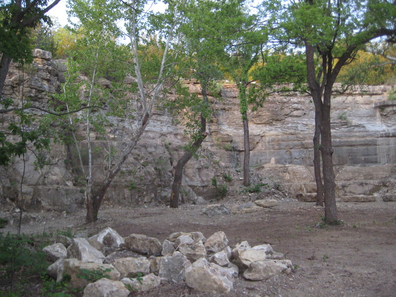 Climbing in Camp Horizon, Arkansas City, Camp Horizon, Arkansas City