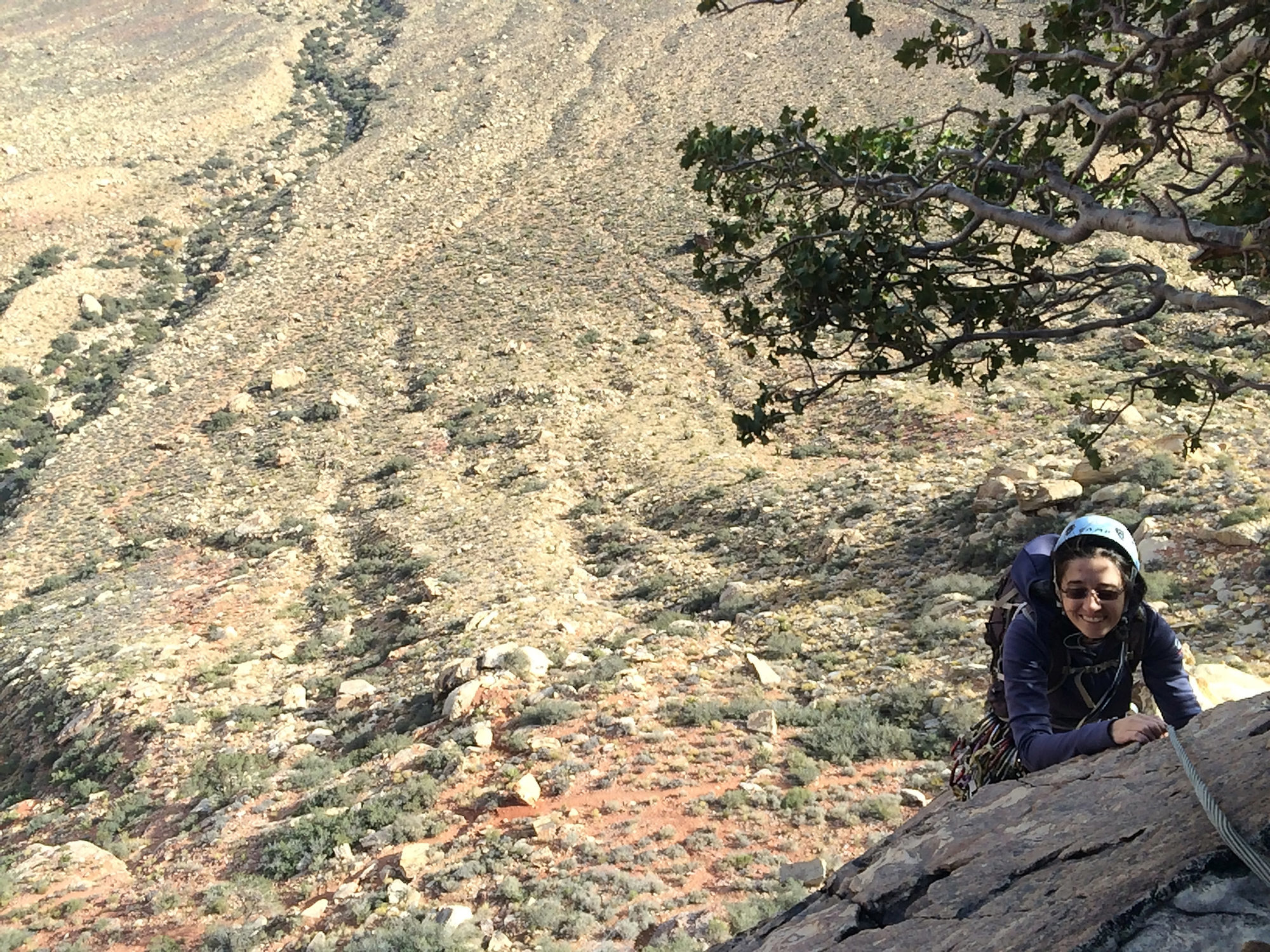 Sara Susca at the top of pitch 1.