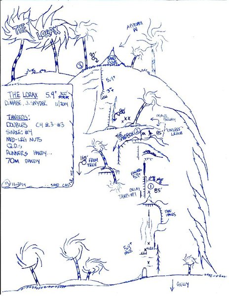 Rock Climb The Lorax, Northern Arizona