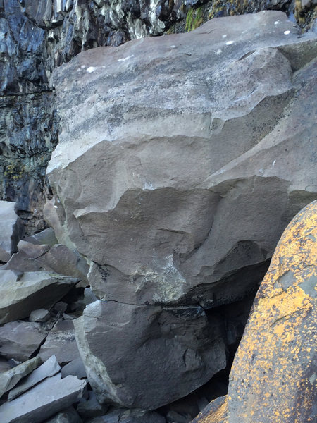 Climbing in Random Boulders, Newfoundland and Labrador