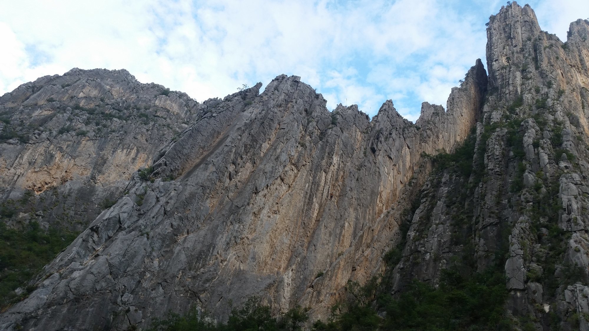 The beautiful and sharp Razor Blade Ridge.