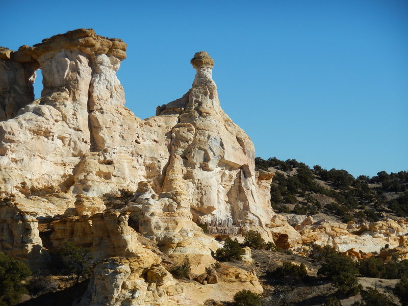 Rock Climbing in Butler Valley, South Central Utah
