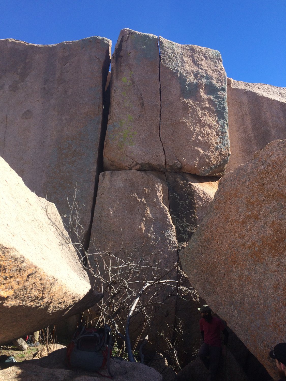 Bush Crack, sans bush.