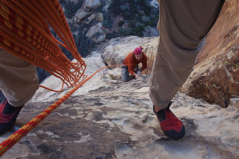 Be careful pulling your rope on the 3rd to last rap. Might get stuck.