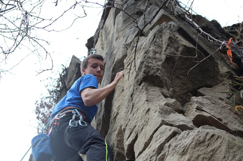 Rock Climb Choss City, Unlikely Wall