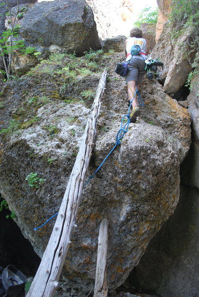 Rock Climbing in Jungle Gym, Ten Sleep Canyon