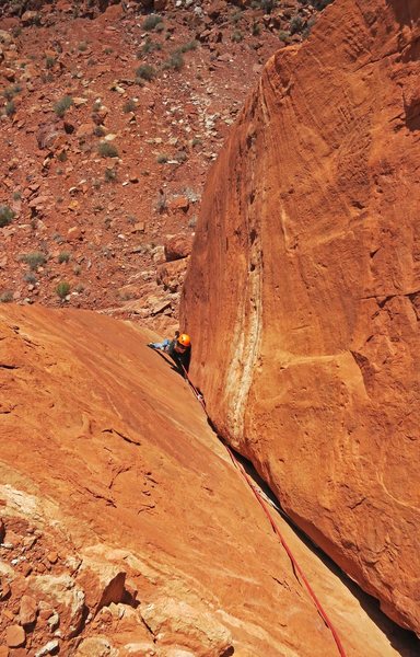 Rock Climb The Original Route, Southeast Utah