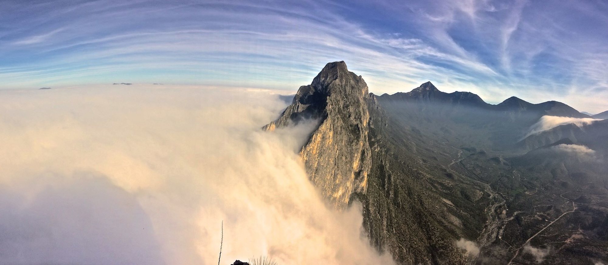 From the summit of Time Wave Zero.