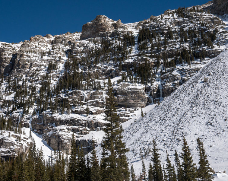 Climbing in Saint Vrain Peak - Middle St. Vrain, CO Ice & Mixed
