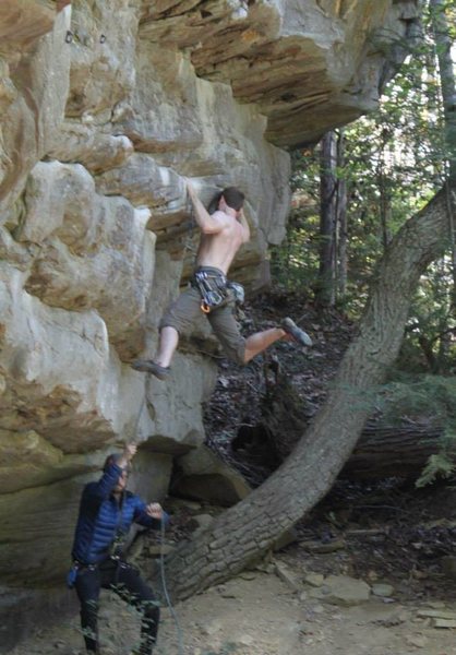 Rock Climb Compression Test, Deep Creek