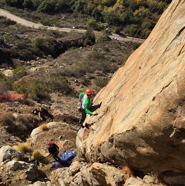 BJ Cook after initial bottom section getting ready for transfer onto ...