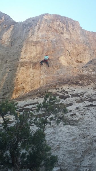 Rock Climb Three Pump Chump, Southwest Utah