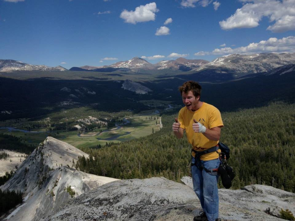 Beautiful summit. The climber...eh, not so much.