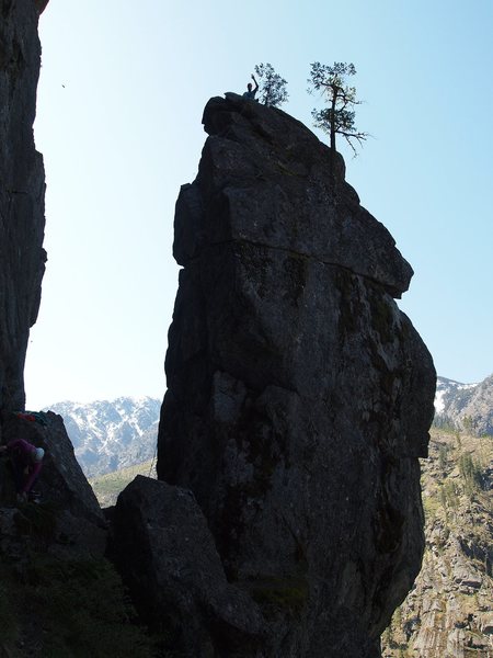 Rock Climbing in Piton Tower, Central-East Cascades, Wenatchee ...