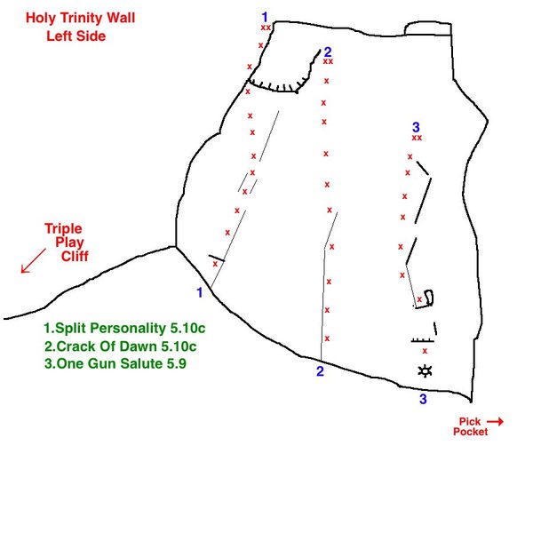 Holy Trinity Wall Left Side