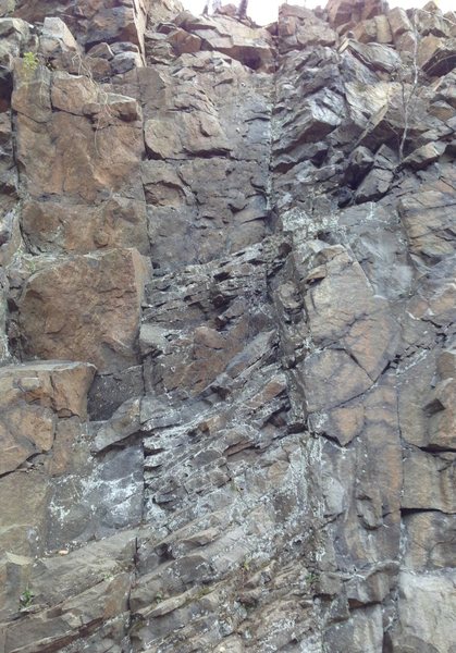 Rock Climb Liken' the Lichen, Birdsboro Quarry