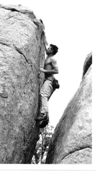 Climbing in Prescott Bouldering*, Central Arizona
