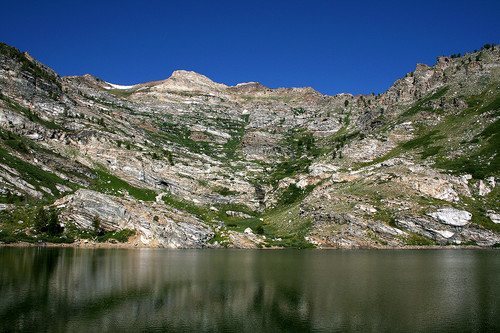 Rock Climbing in Angel Lake, Eastern Nevada