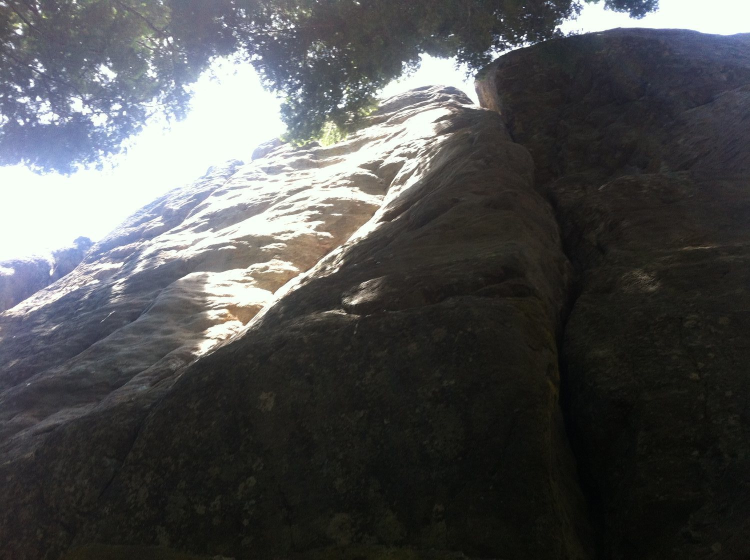 Event Horizon is the line left of the big offwidth crack (which is the ...