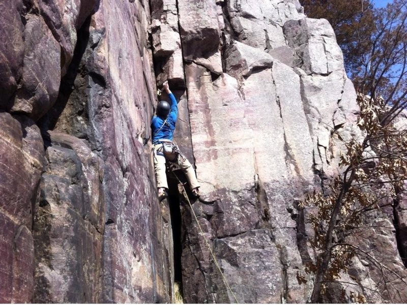 Rock Climb Condor Corner, Devil's Lake