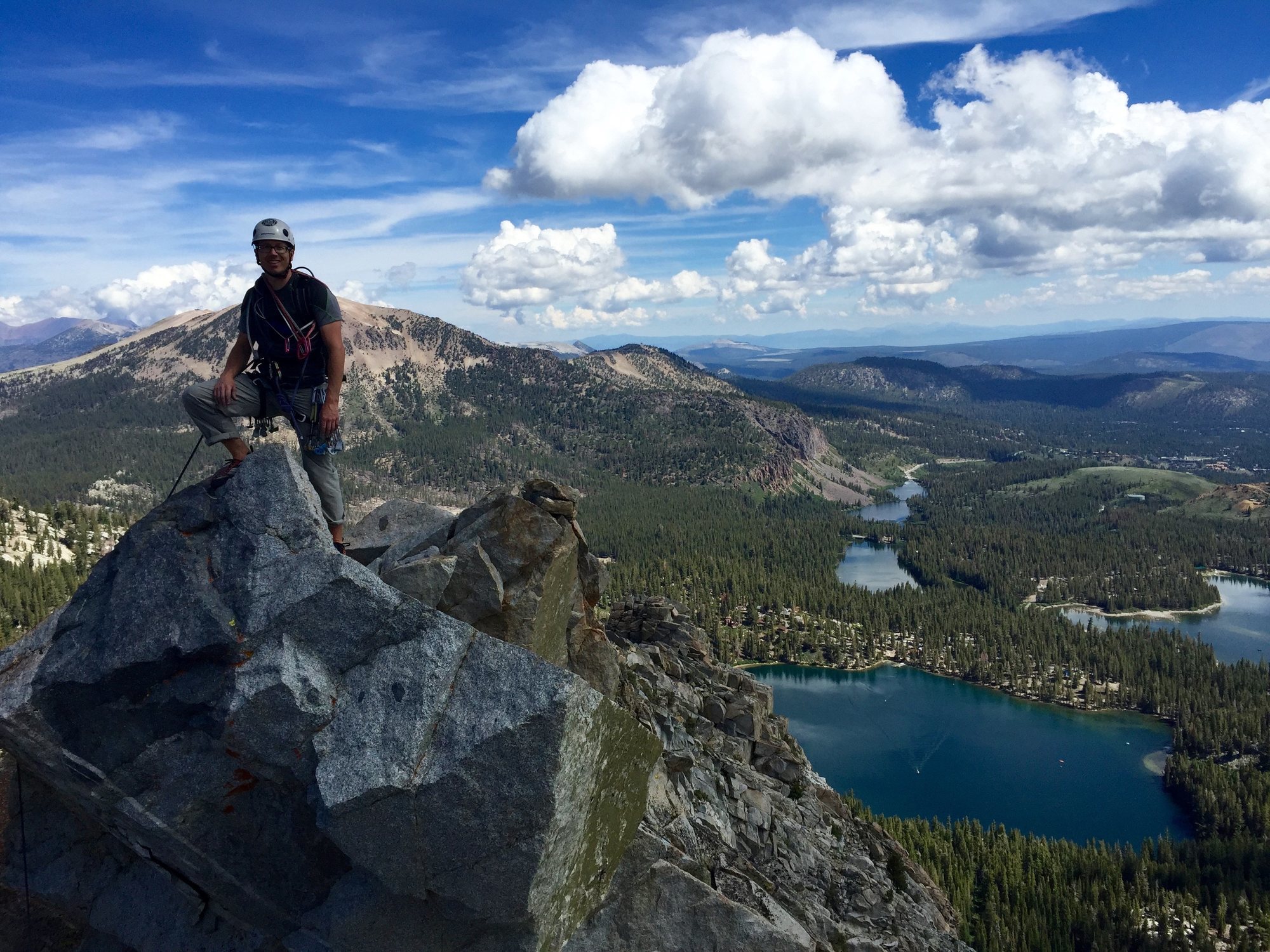 Will on the South Summit of Crystal Crag