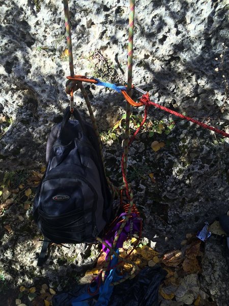 Top Rope Solo - Rope set up