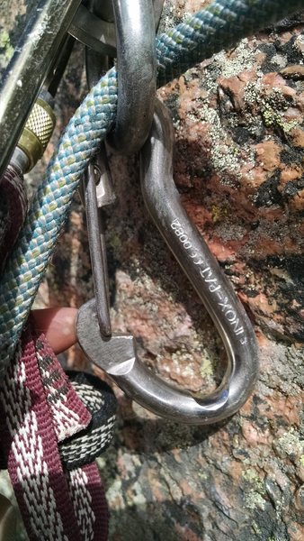 Worn hooks. We used the rap rings.