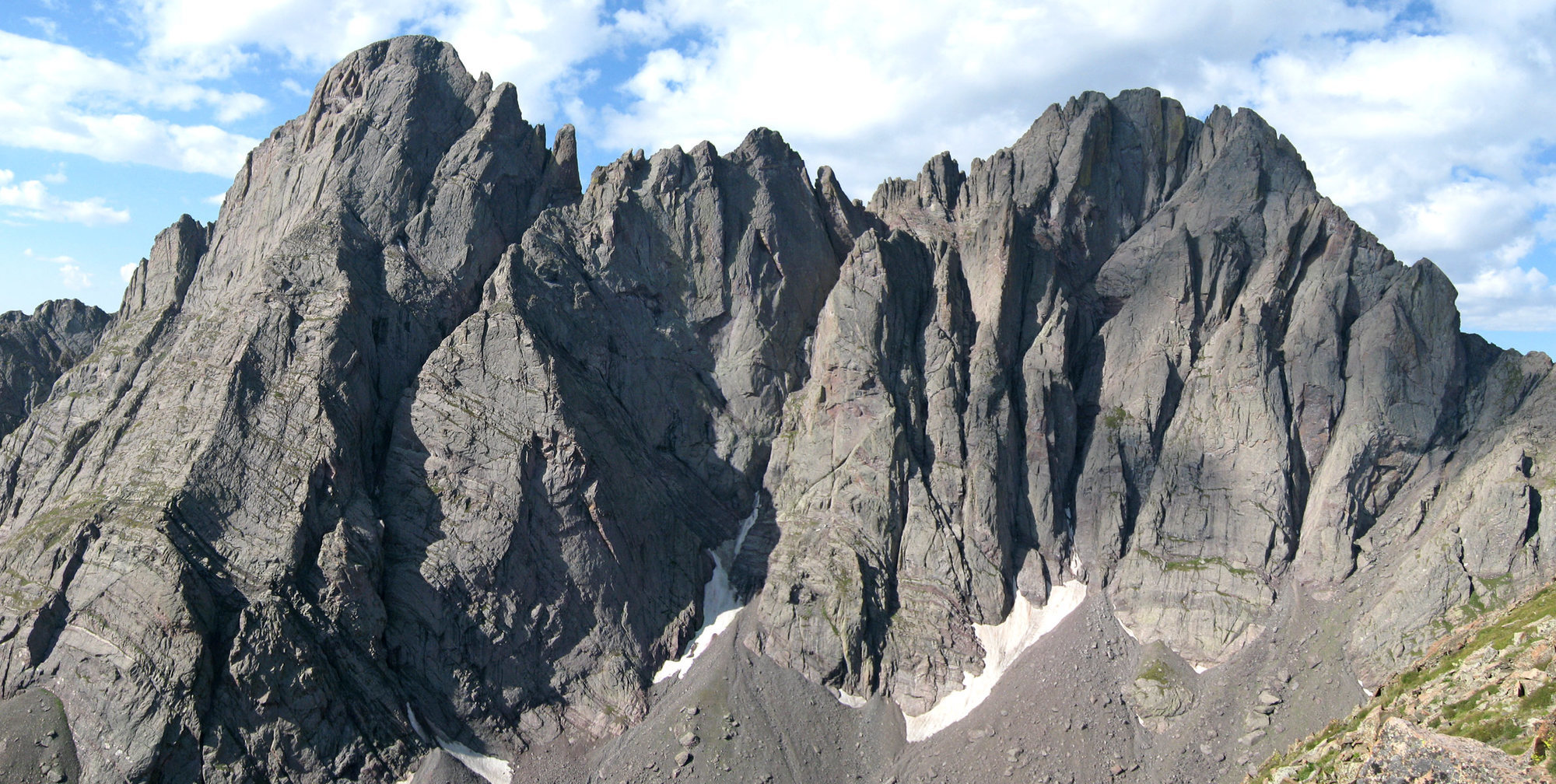 The Crestones, ENE Face.