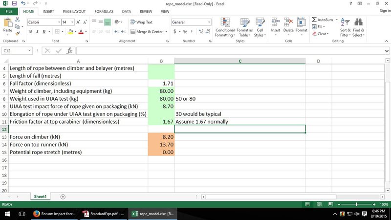 Impact force calculator?
