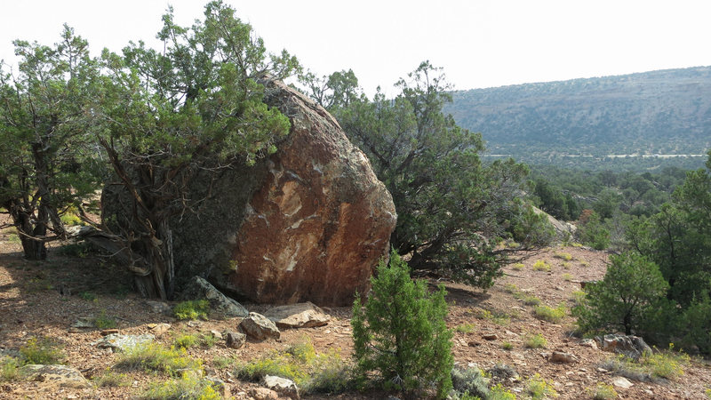 Climbing in Pink Boulder, Grand Junction Area