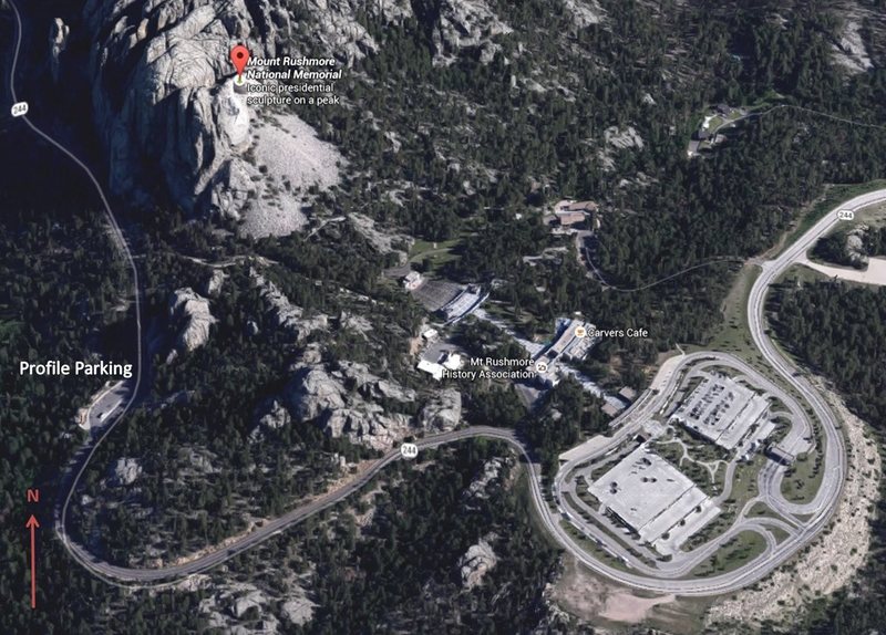 Climbing in The Visitor Center, The Needles Of Rushmore