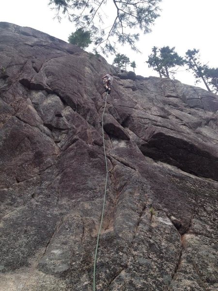 Rock Climb Scars and Stripes, New Brunswick