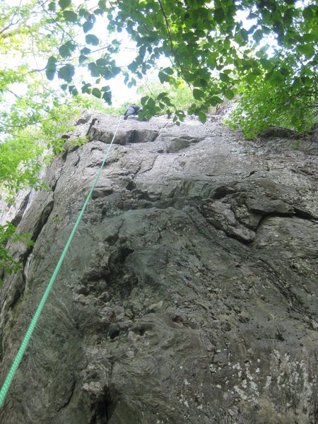 Rock Climb Snake Skin Slab, 1. Northern Vermont