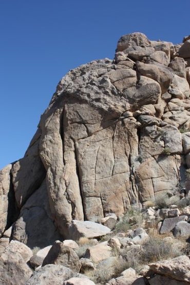 Rock Climbing in Main Gate Rock, Joshua Tree National Park