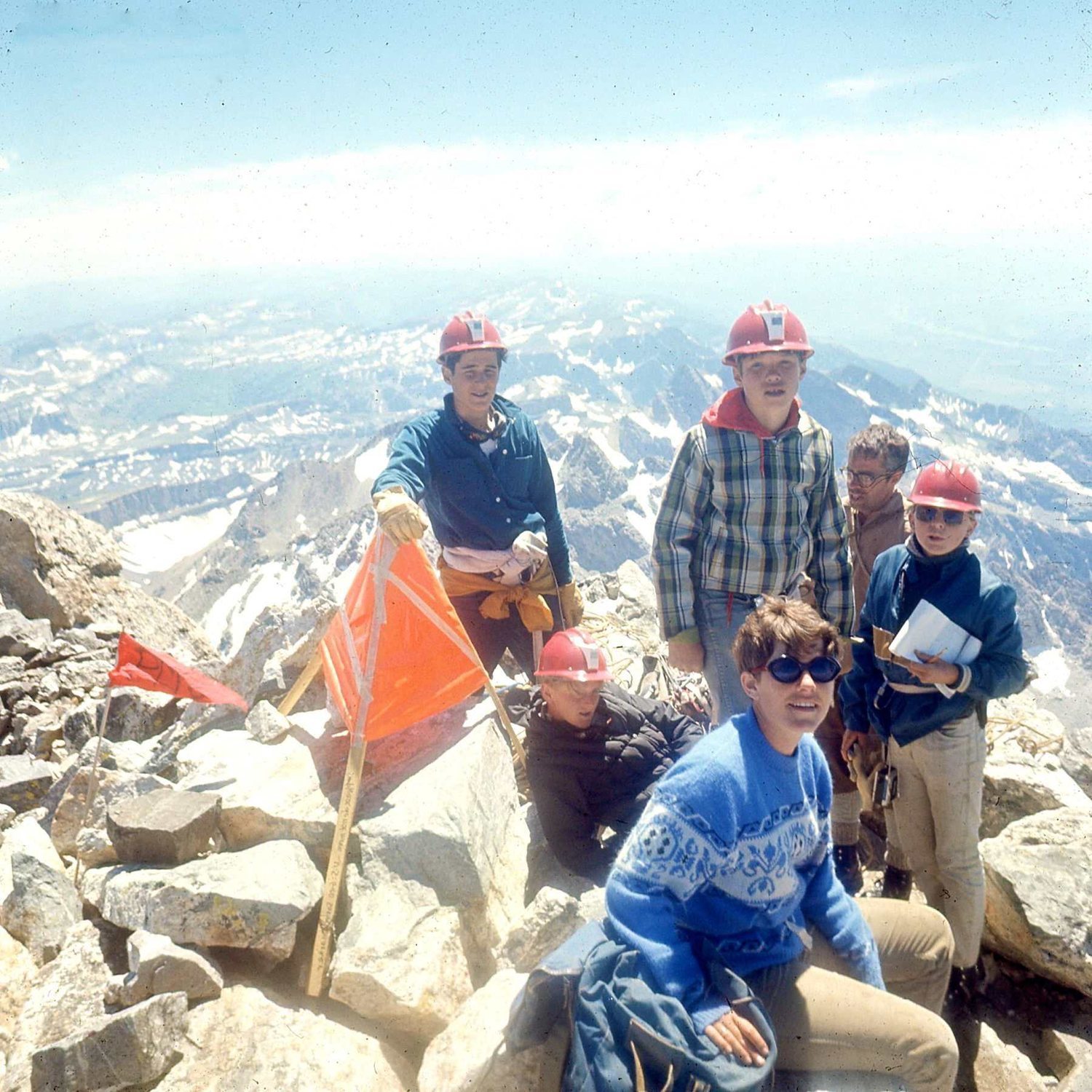 Perry-Mansfield climbers left to right - John Garofalo, John McClellan ...