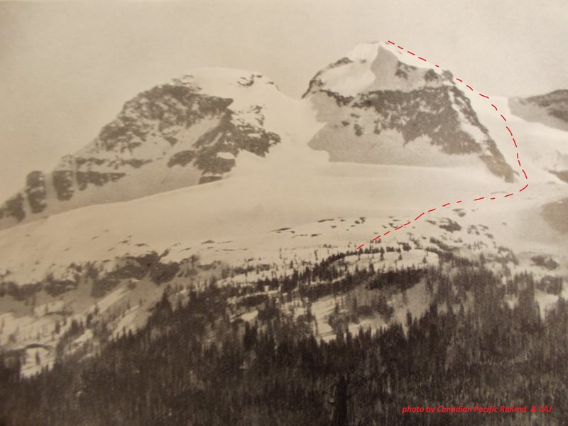 Climbing in Mount Begbie, British Columbia